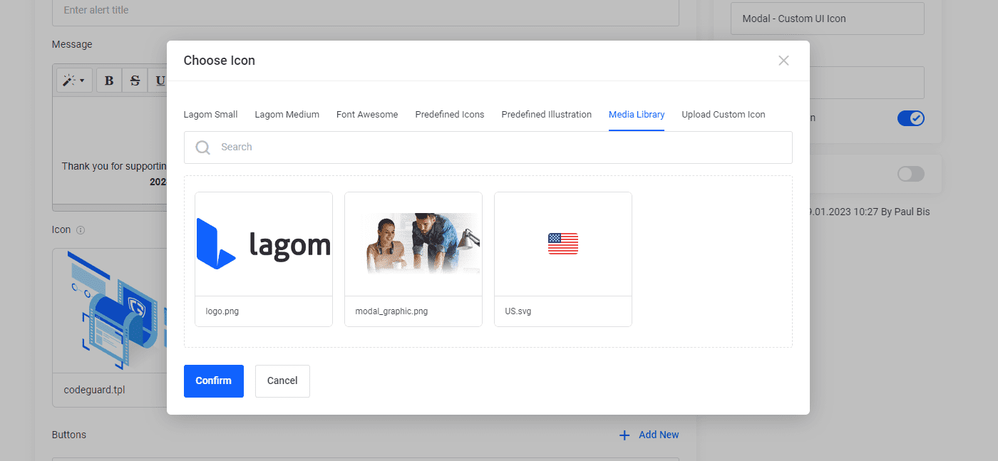Configuration | Client Notification for Lagom WHMCS Client Theme ...
